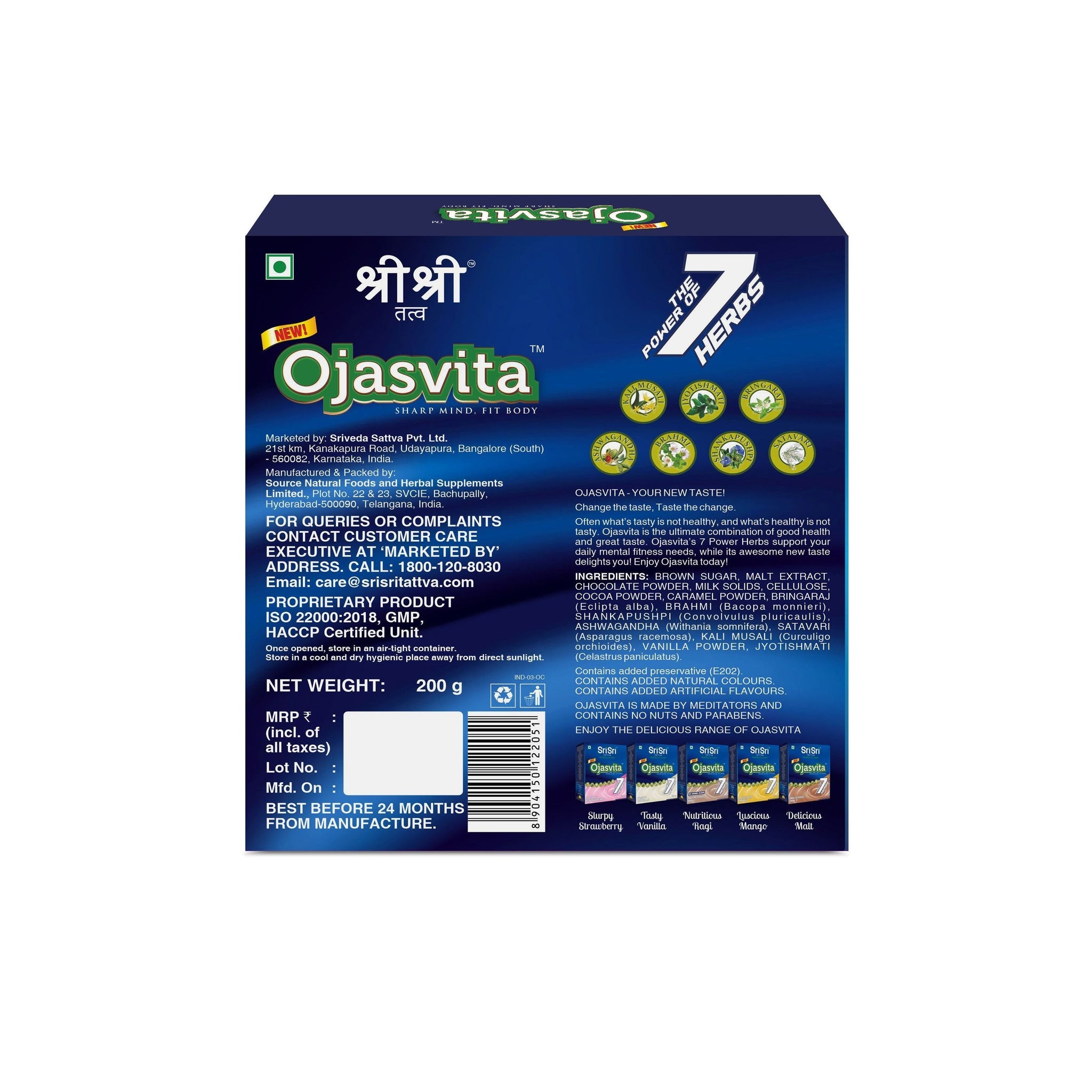 Ojasvita Chocolate, 200g – Source Naturals